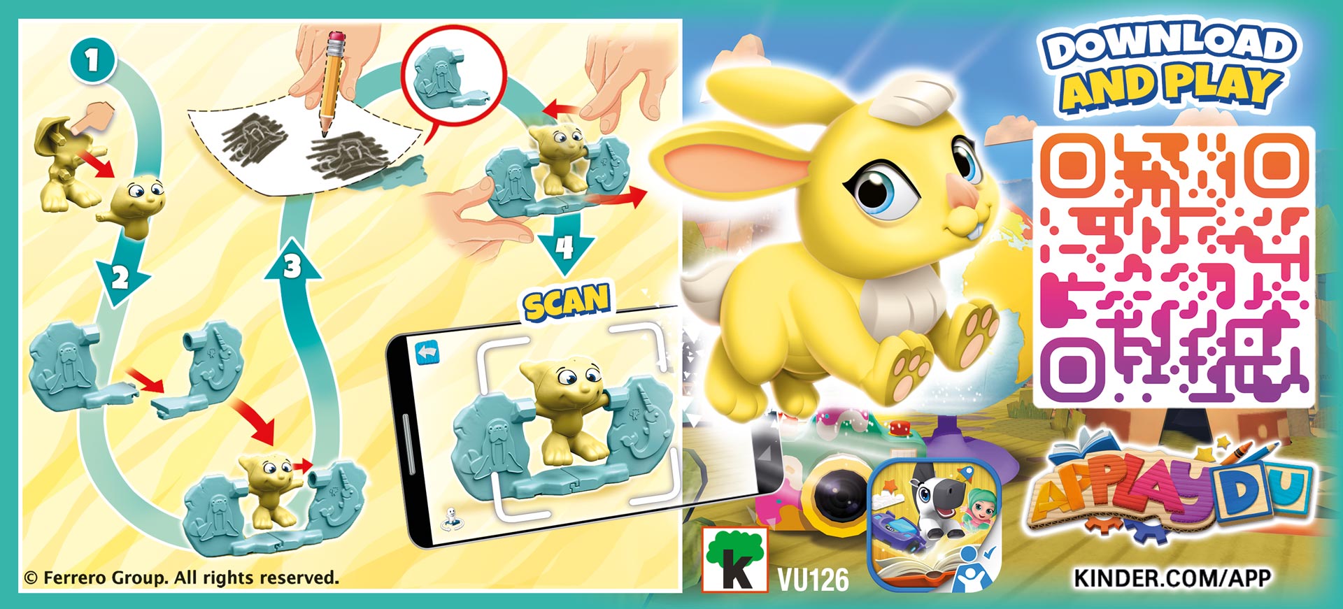 CRAZY RABBIT - Flipping animal - Kinder Surprise - Kinder Australia and ...