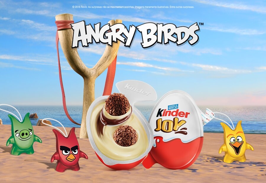 Kinder Joy Angry Birds - Kinder Brasil