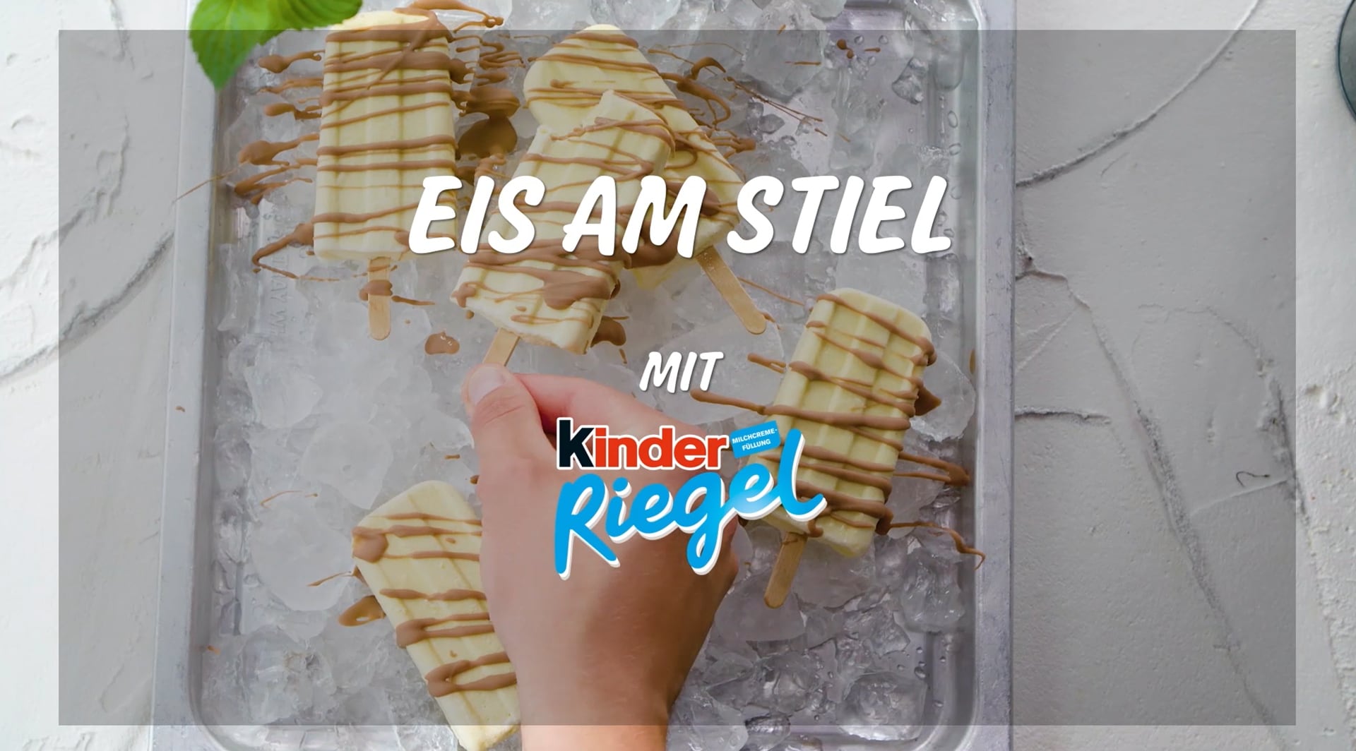 Eis am Stiel mit kinder Riegel - kinder Deutschland