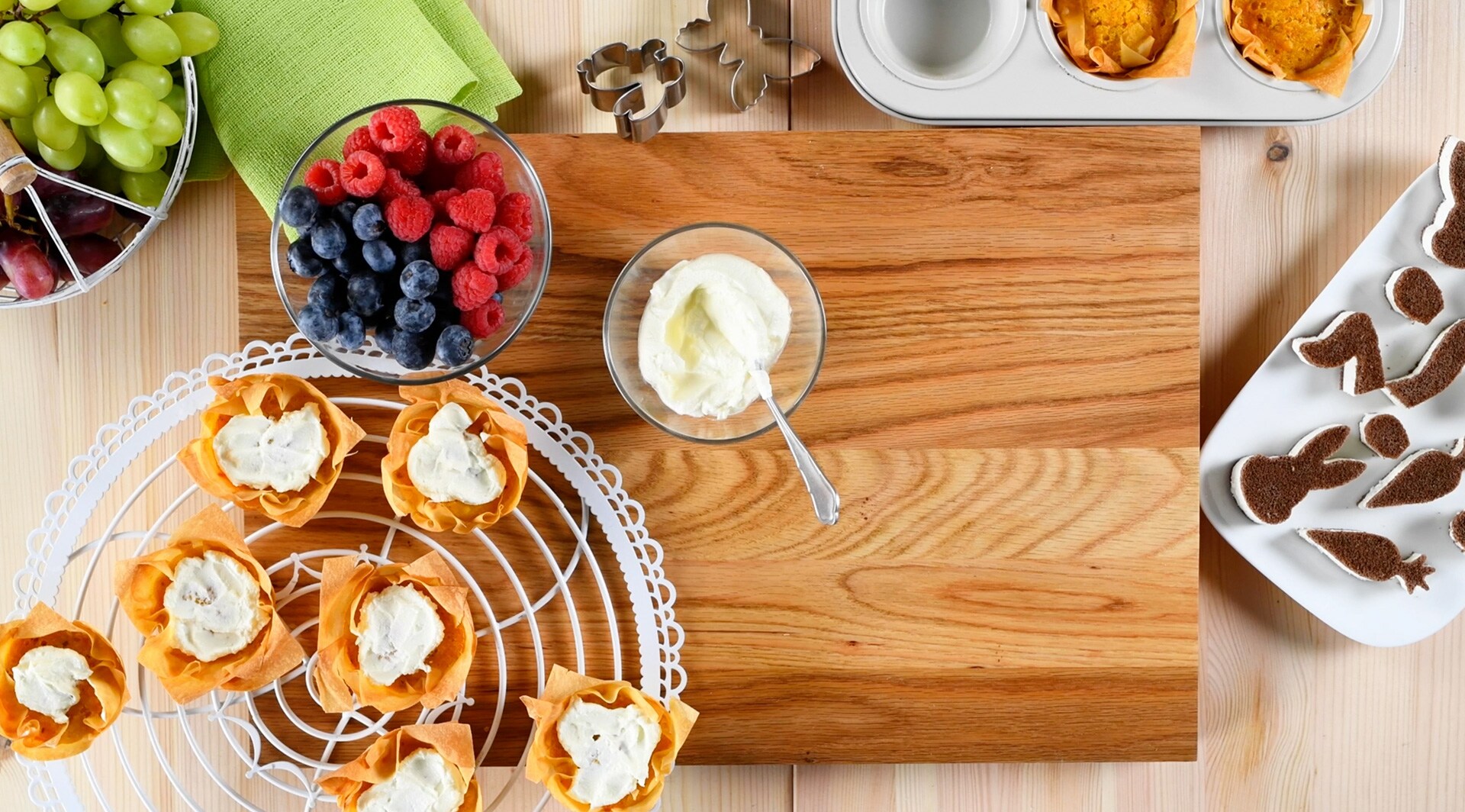 Knusper-Osterkörbchen mit Milch-Schnitte - kinder Deutschland