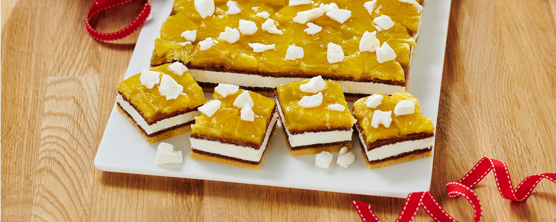 Spekulatius-Knusper-Cake mit Milch-Schnitte - kinder Deutschland