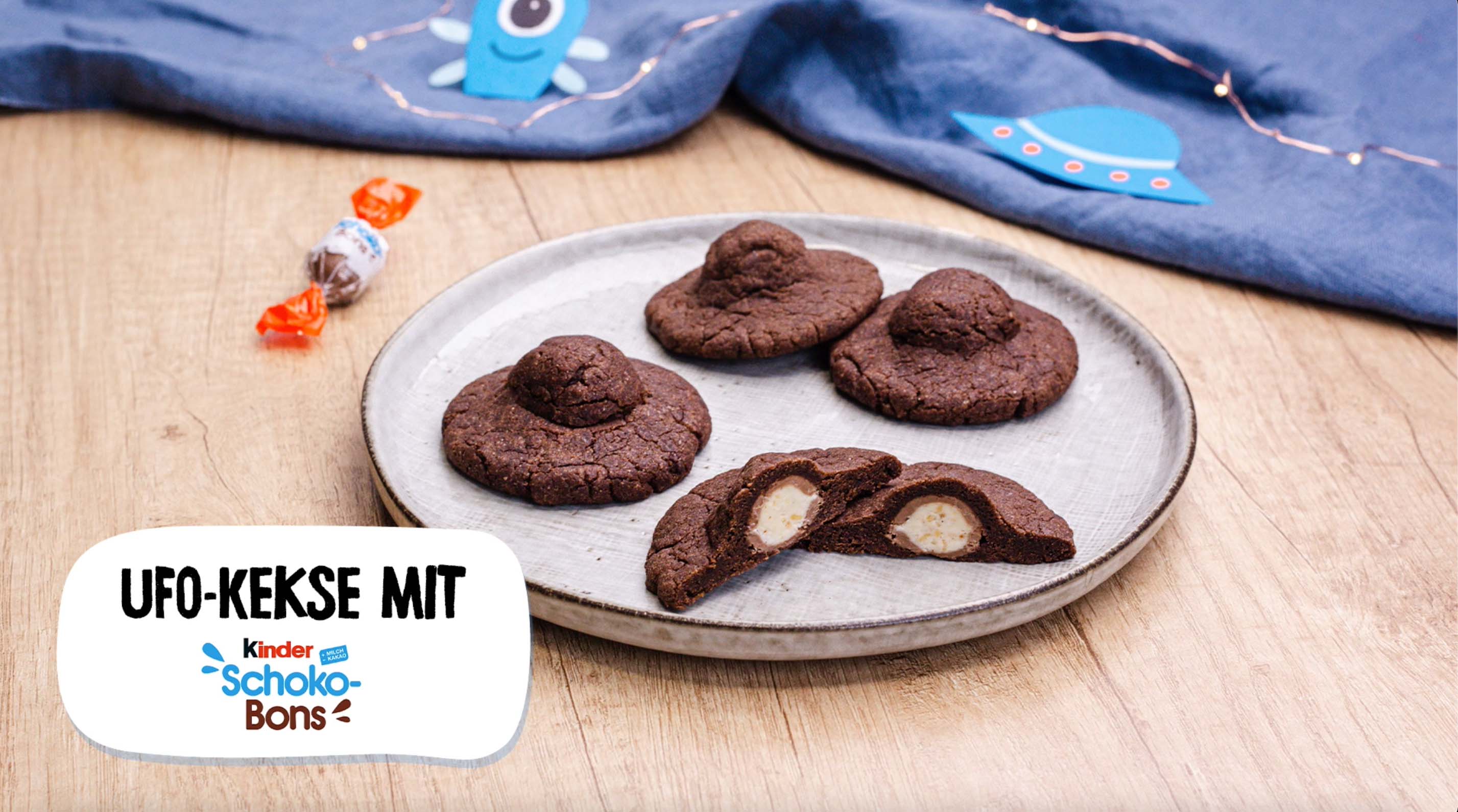 UFO-Kekse mit kinder Schoko-Bons - kinder Deutschland
