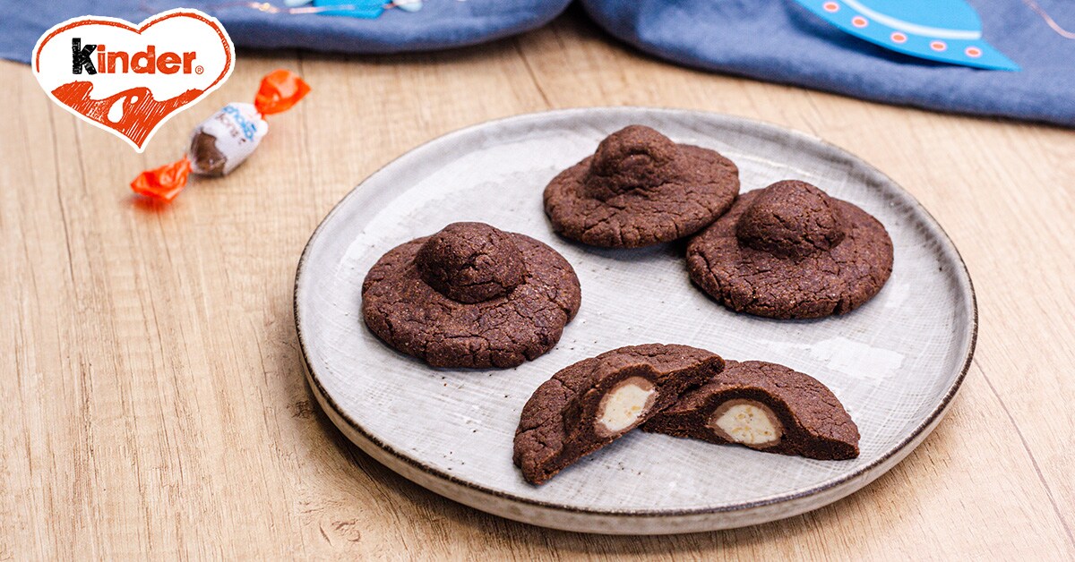 UFO-Kekse mit kinder Schoko-Bons - kinder Deutschland