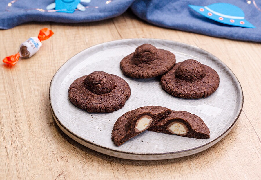 UFO-Kekse mit kinder Schoko-Bons - kinder Deutschland