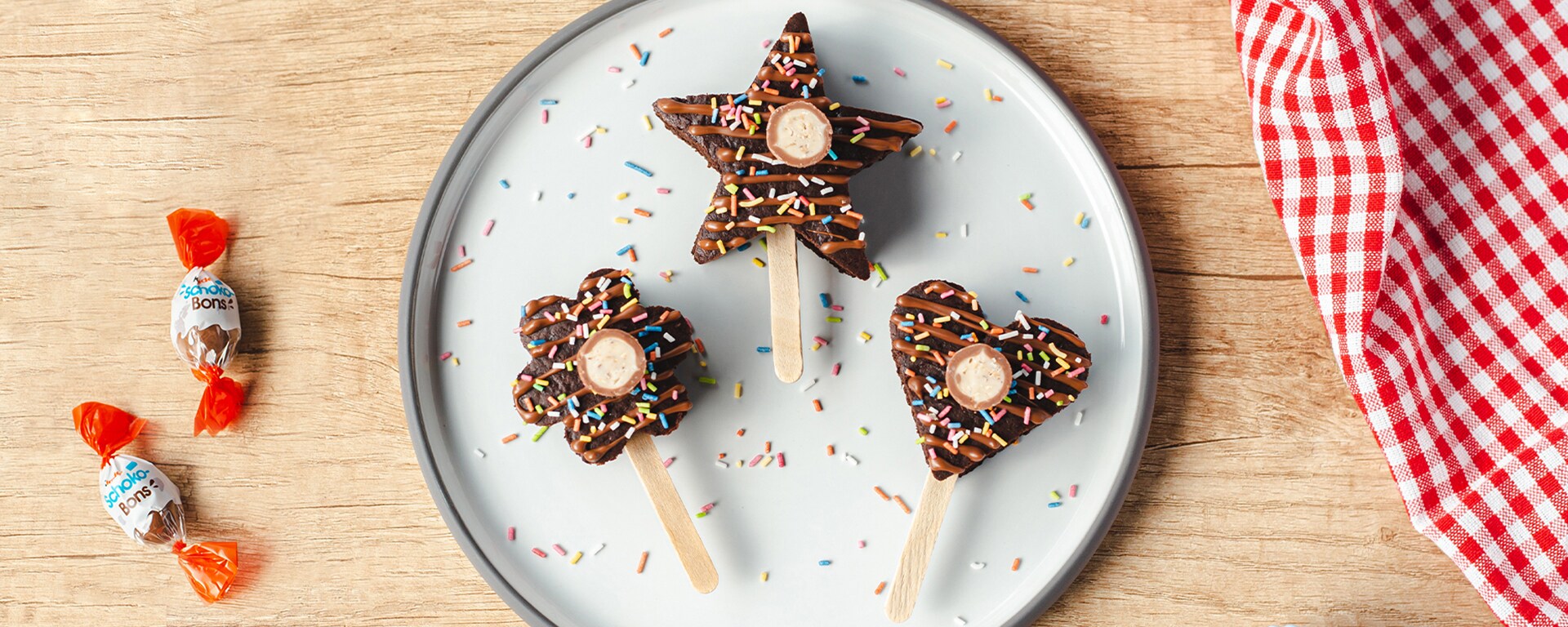 Brownie-Pops mit kinder Schoko-Bons - kinder Deutschland