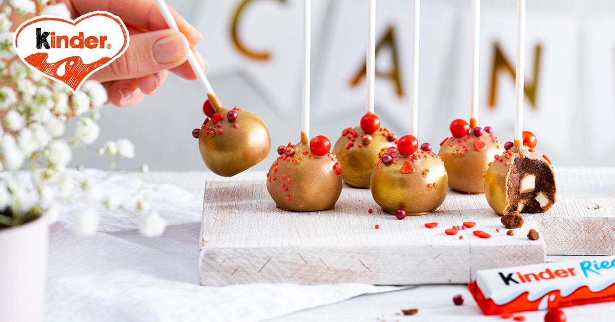 Cake Pops mit kinder Riegel - kinder Deutschland