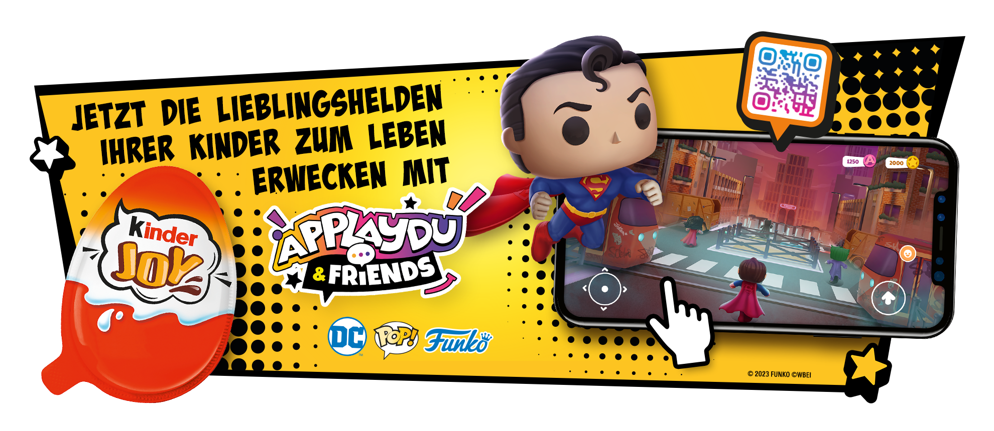 kinder Joy - DC Comics - kinder Deutschland