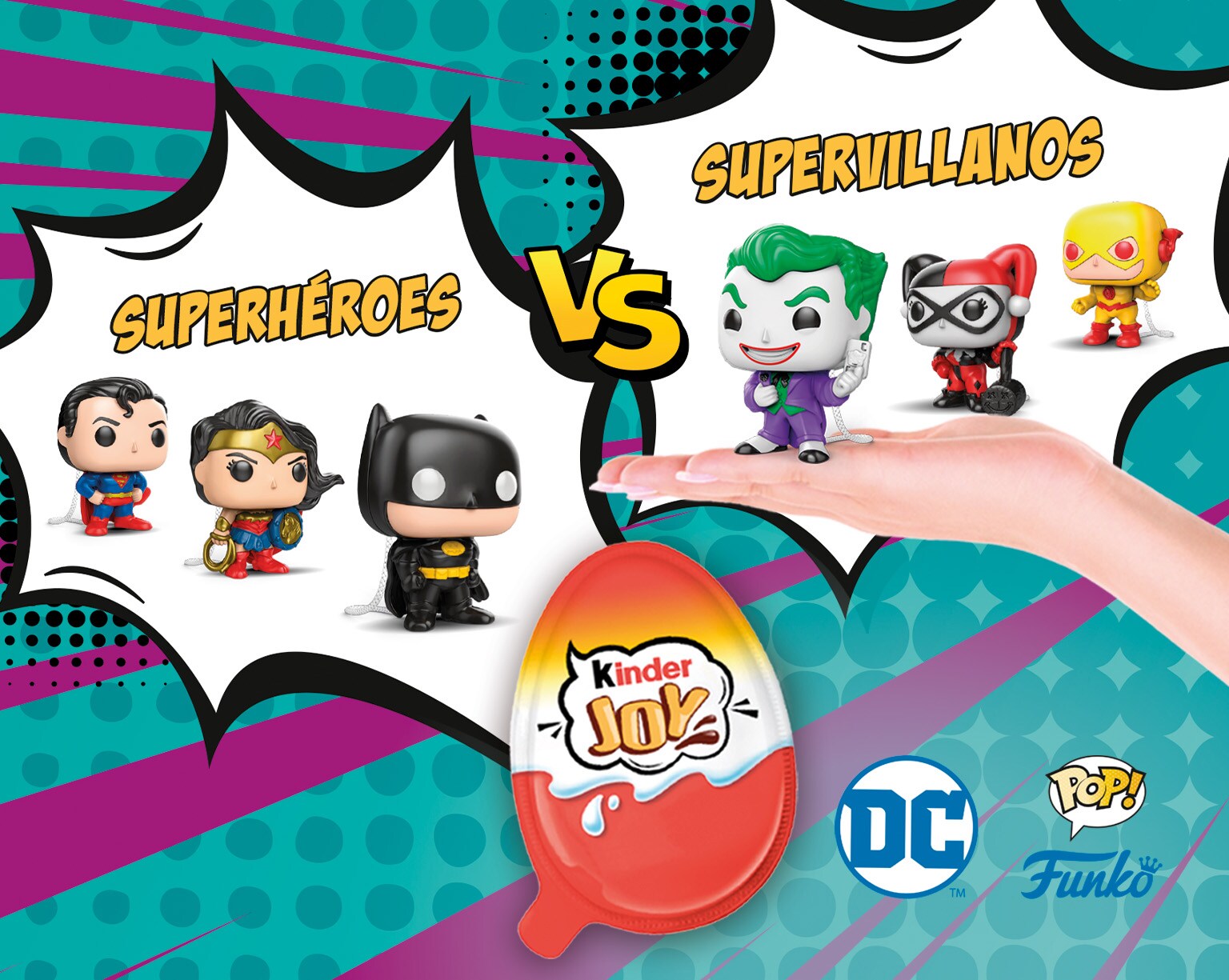 Kinder Joy Funko DC Comics - Kinder España