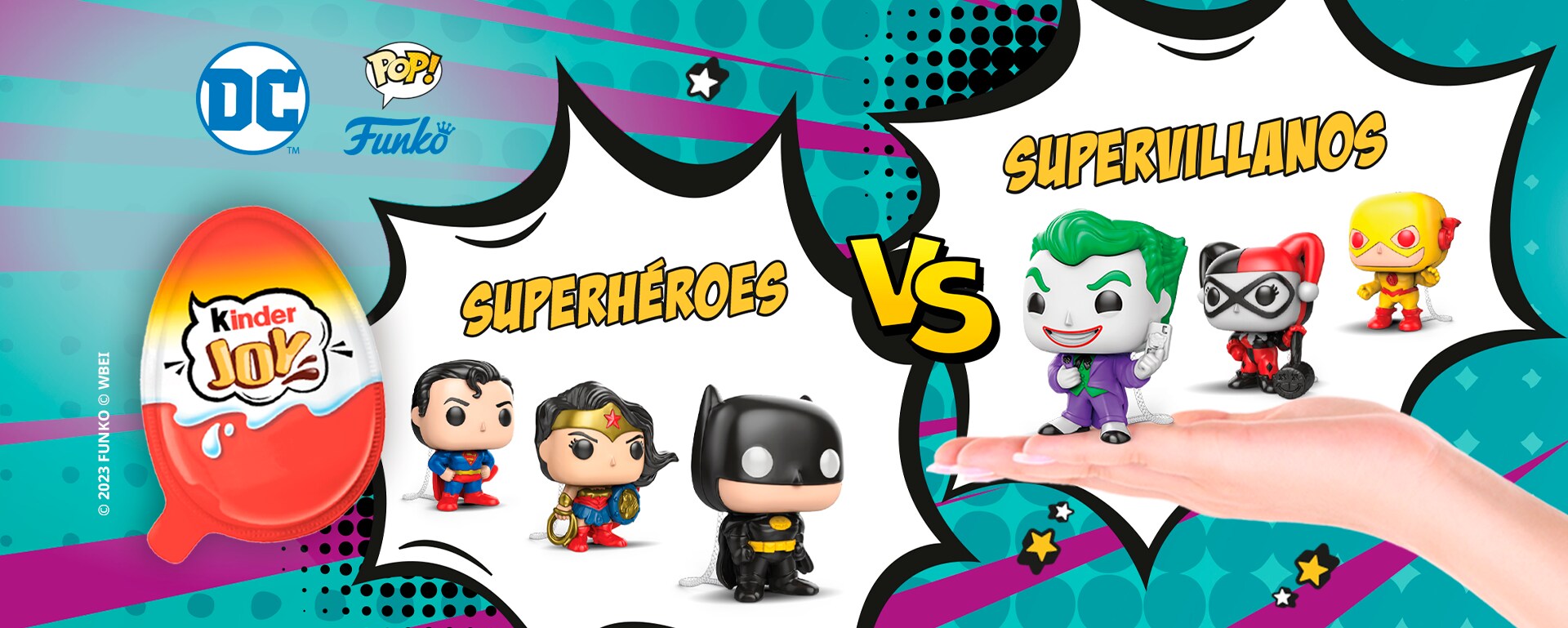 Kinder Joy Funko DC Comics - Kinder España
