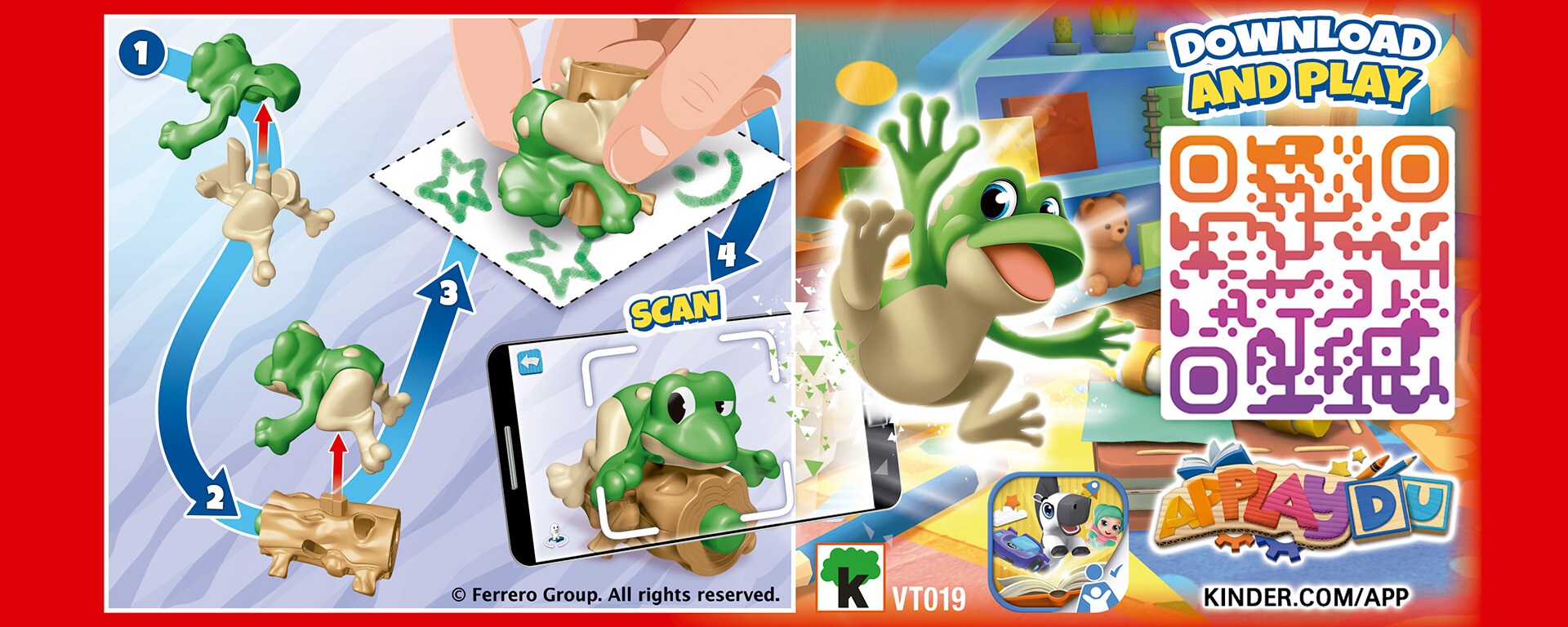 FROG CRAYON - Kinder Sorpresa - Kinder España