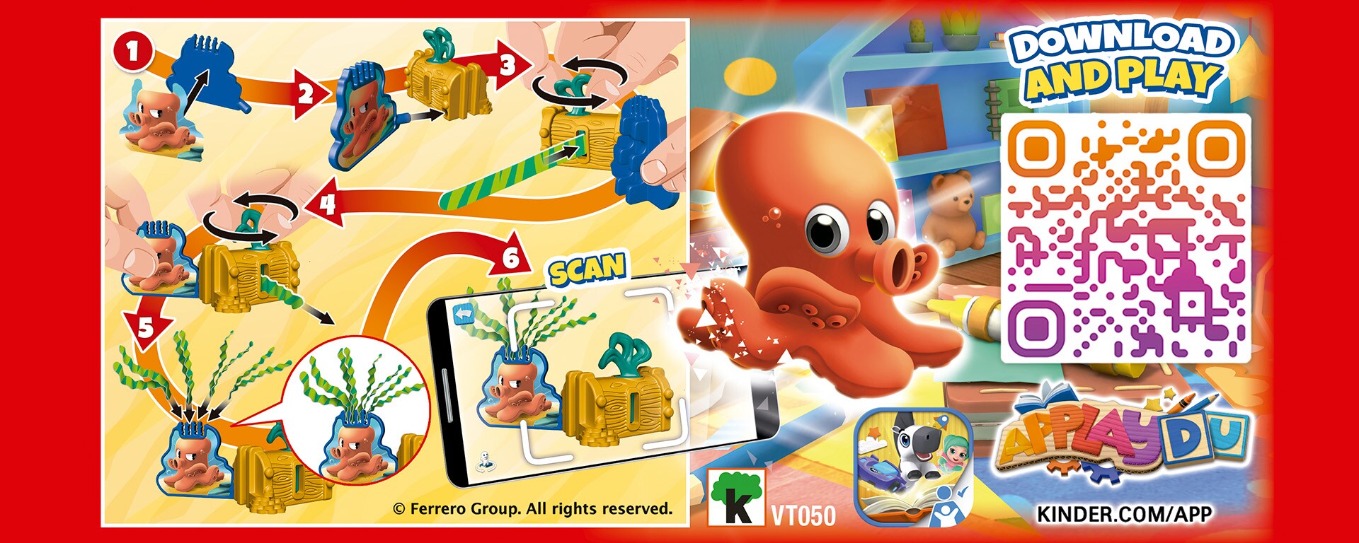 WAVER OCTOPUS - Kinder Sorpresa - Kinder España