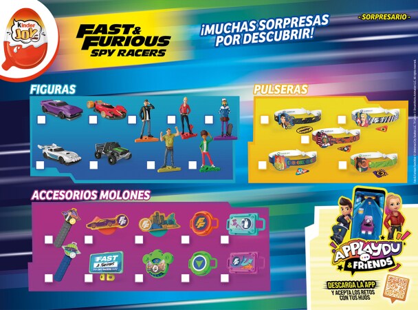Kinder Joy Colección Fast & Furious - Kinder España