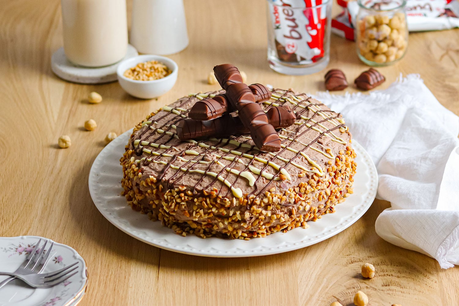 Gâteau aux Kinder Bueno - Kinder France