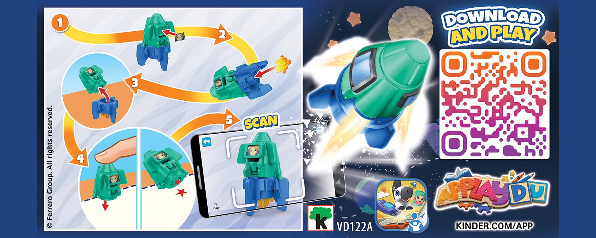 SPACE SHIP - Kinder Surprise - Kinder India