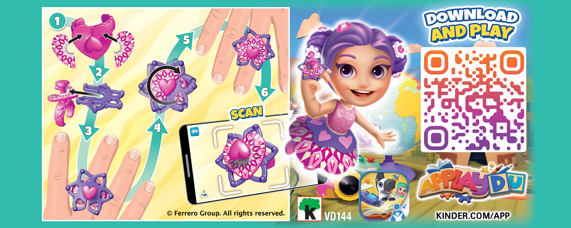 FLOWER SPIRAL 1 - Kinder Surprise - Kinder India