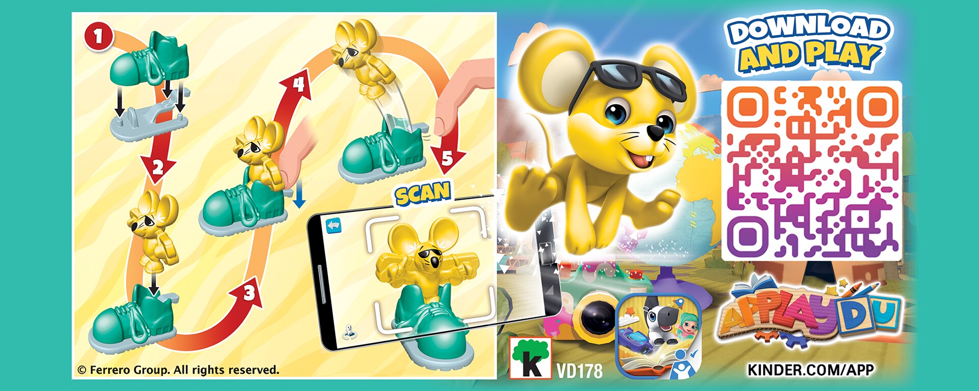 SHOE MOUSE - Kinder Surprise - Kinder International