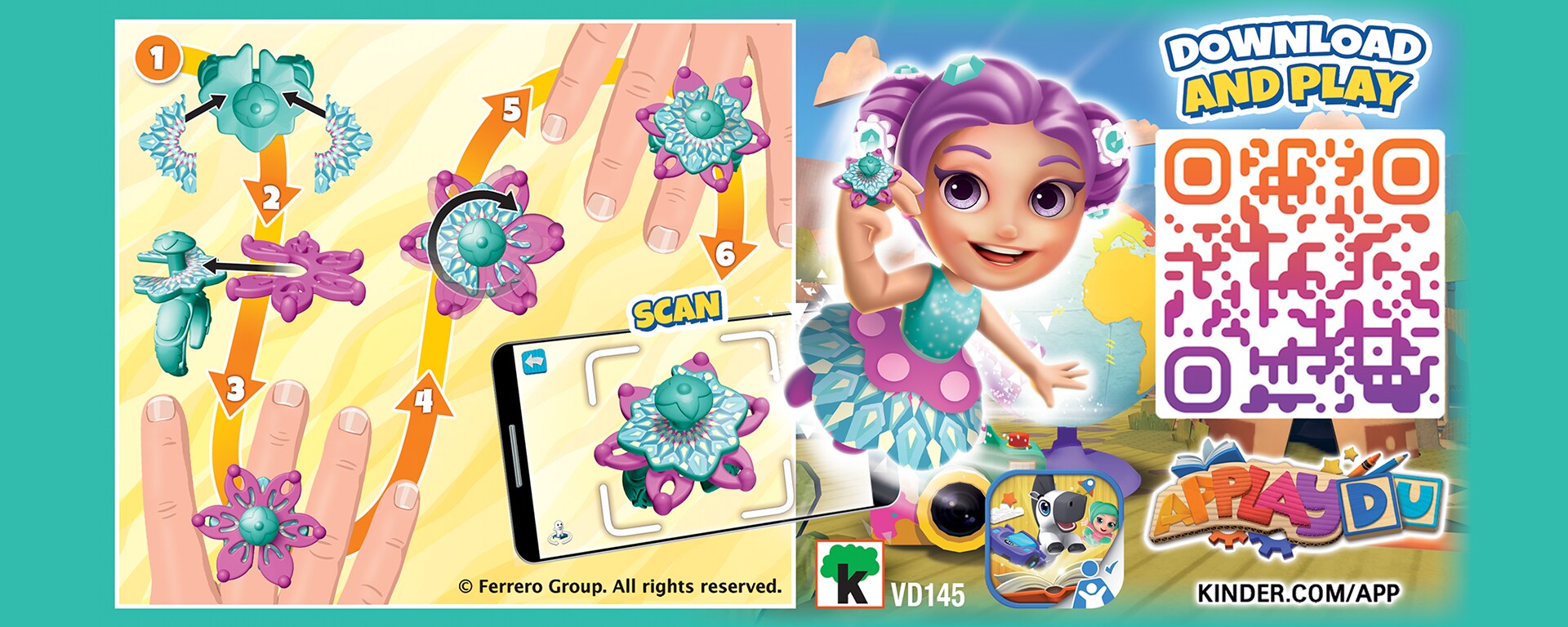 FLOWER SPIRAL 2 - Kinder Surprise - Kinder International