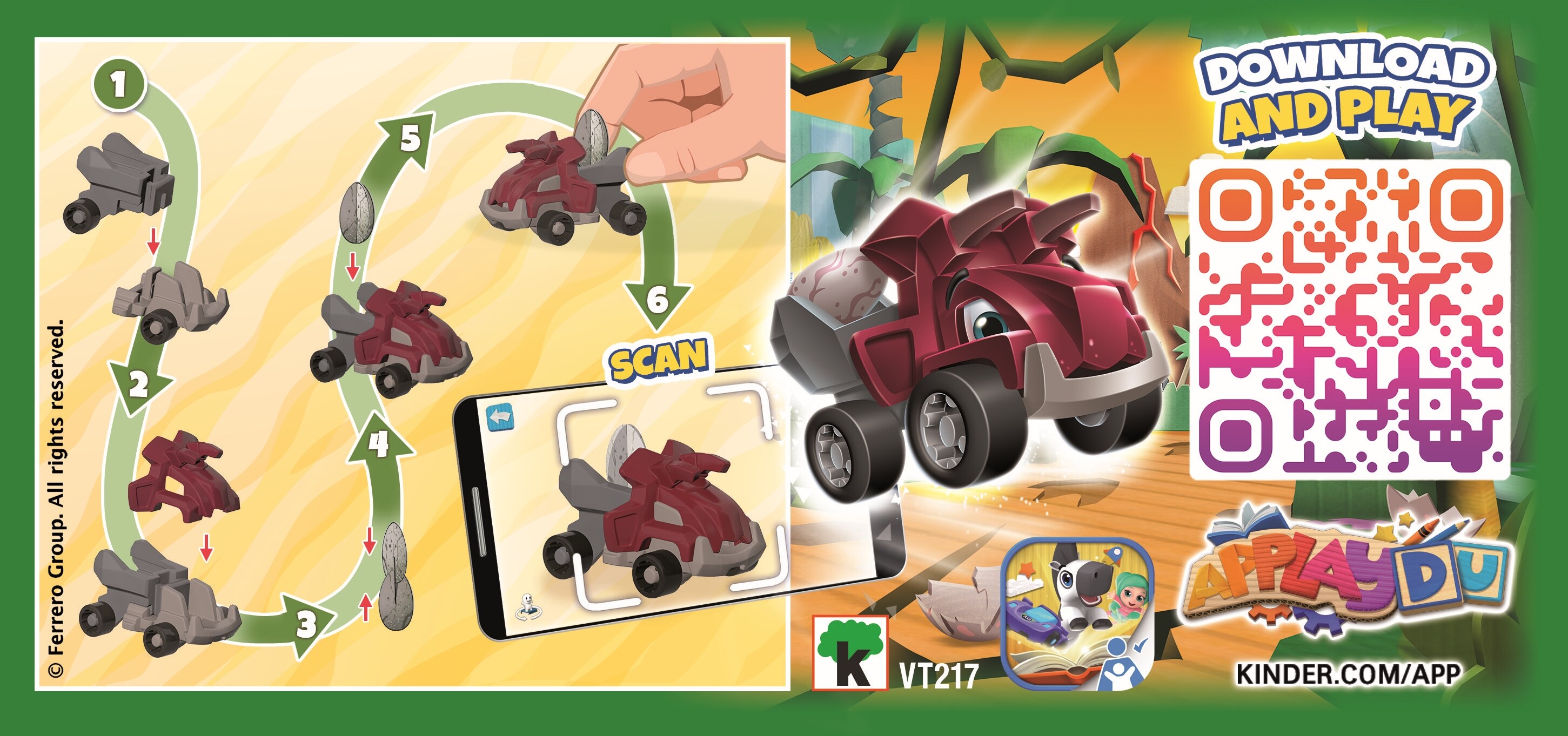 TRUCKO SAURUS - Kinder Surprise - Kinder