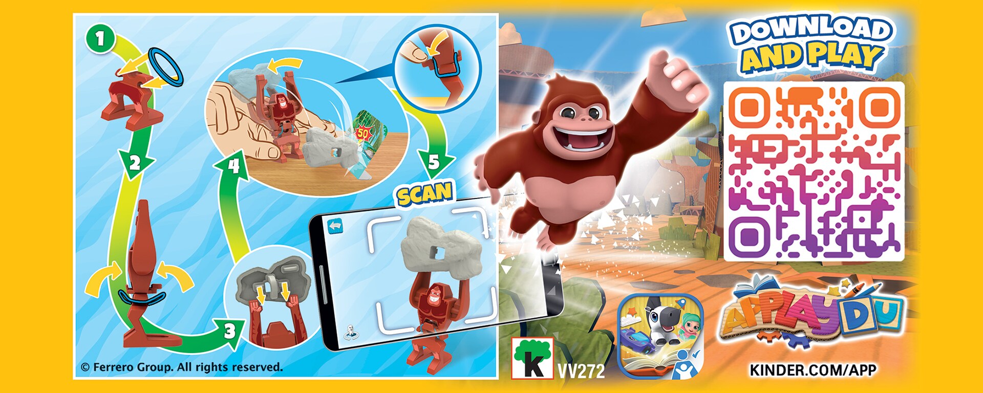 GORILLA BROWN - Kinder Surprise - Kinder Middle East