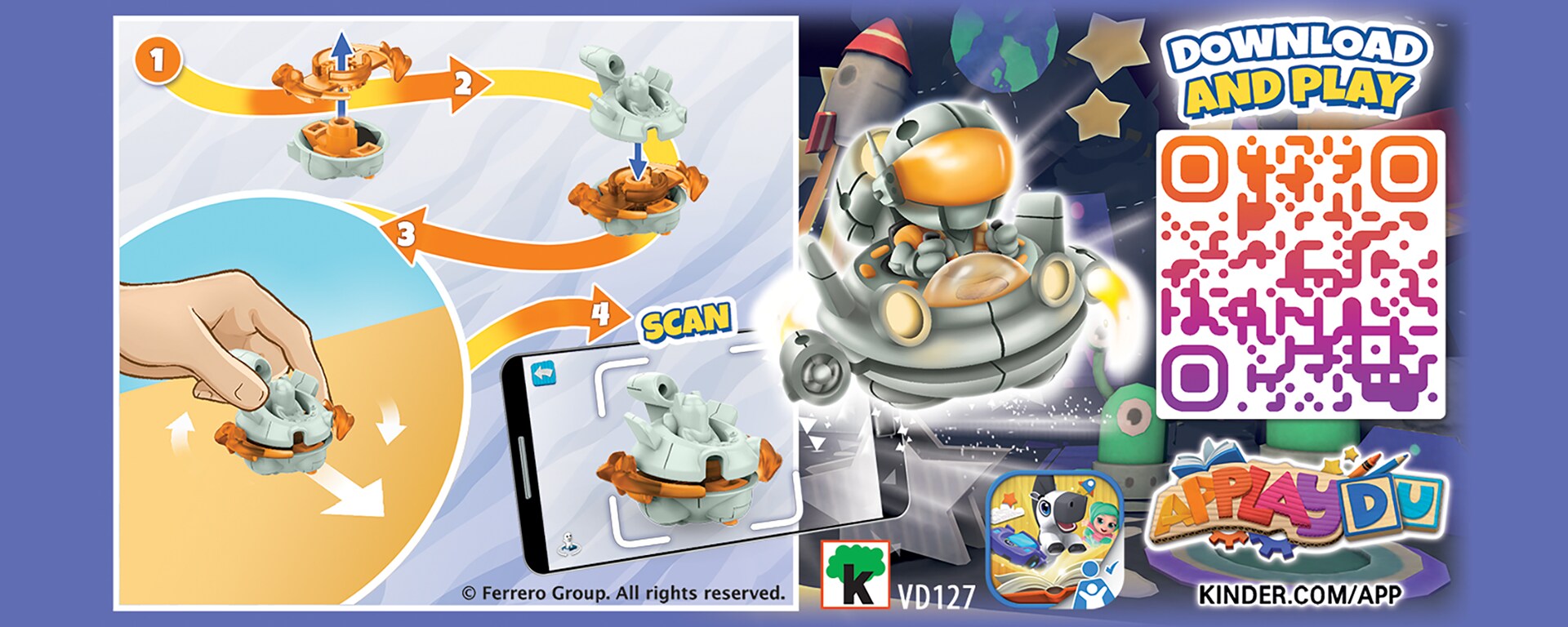 ASTRO SPIN - Kinder Surprise - Kinder Middle East