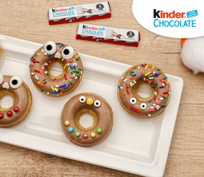 Donas con Kinder® Chocolate - Kinder Mexico