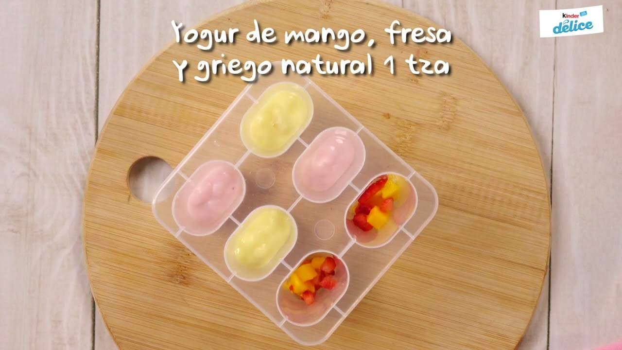Paletas heladas con Kinder Délice - Kinder Mexico