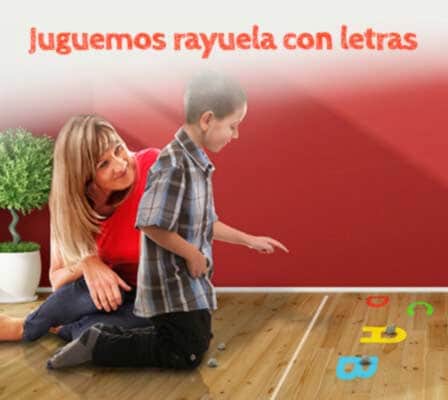 Juguemos rayuela con letras - Kinder Mexico
