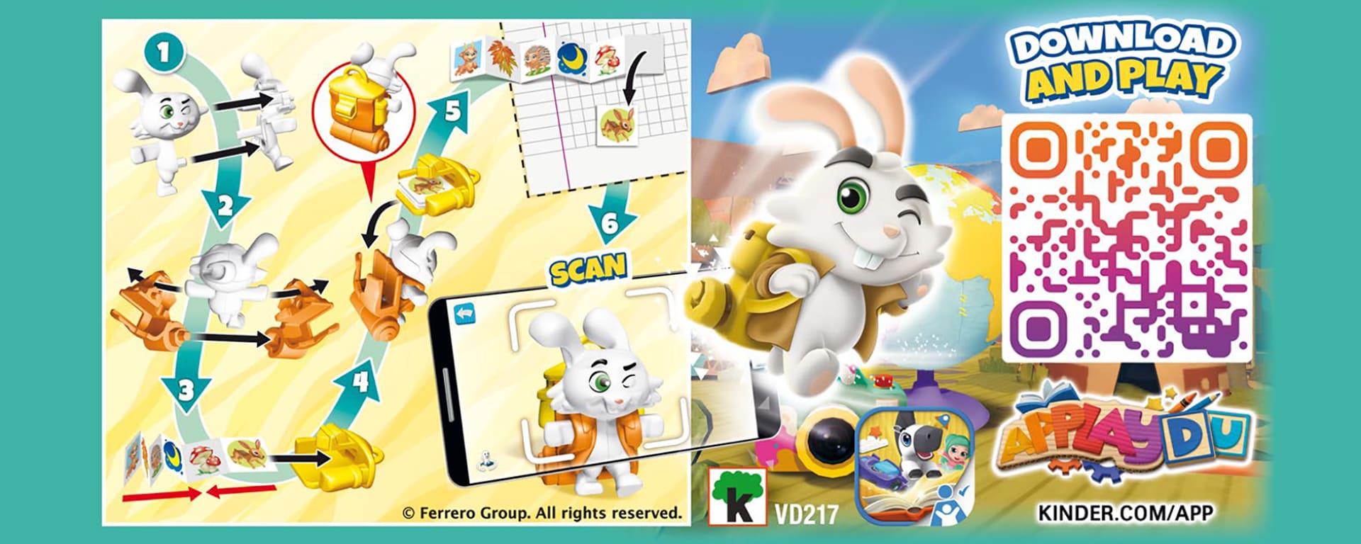 RUNNING RABBIT - Kinder Surprise - Kinder Mexico