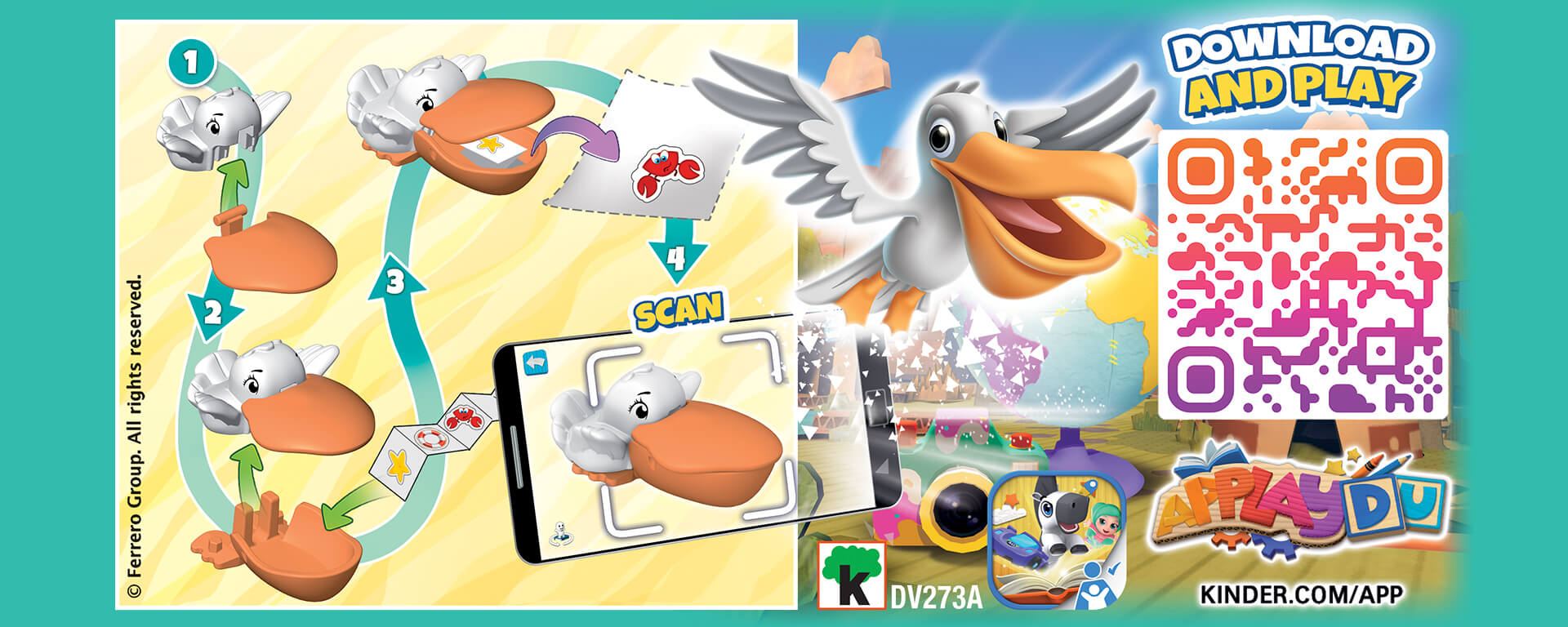 SECRET PELICAN - Kinder Surprise - Kinder Malaysia