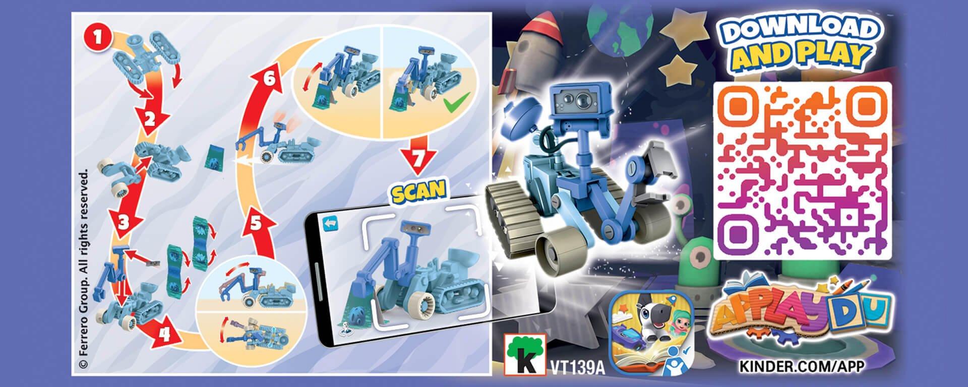 MARS ROVER BLUE - Kinder Surprise - Kinder Philippines