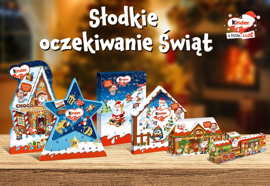 Kalendarze adwentowe - Kinder Polska