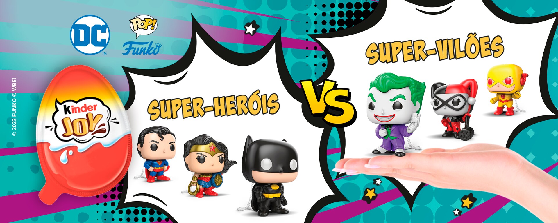 Kinder Joy Funko DC Comics - Kinder Portugal