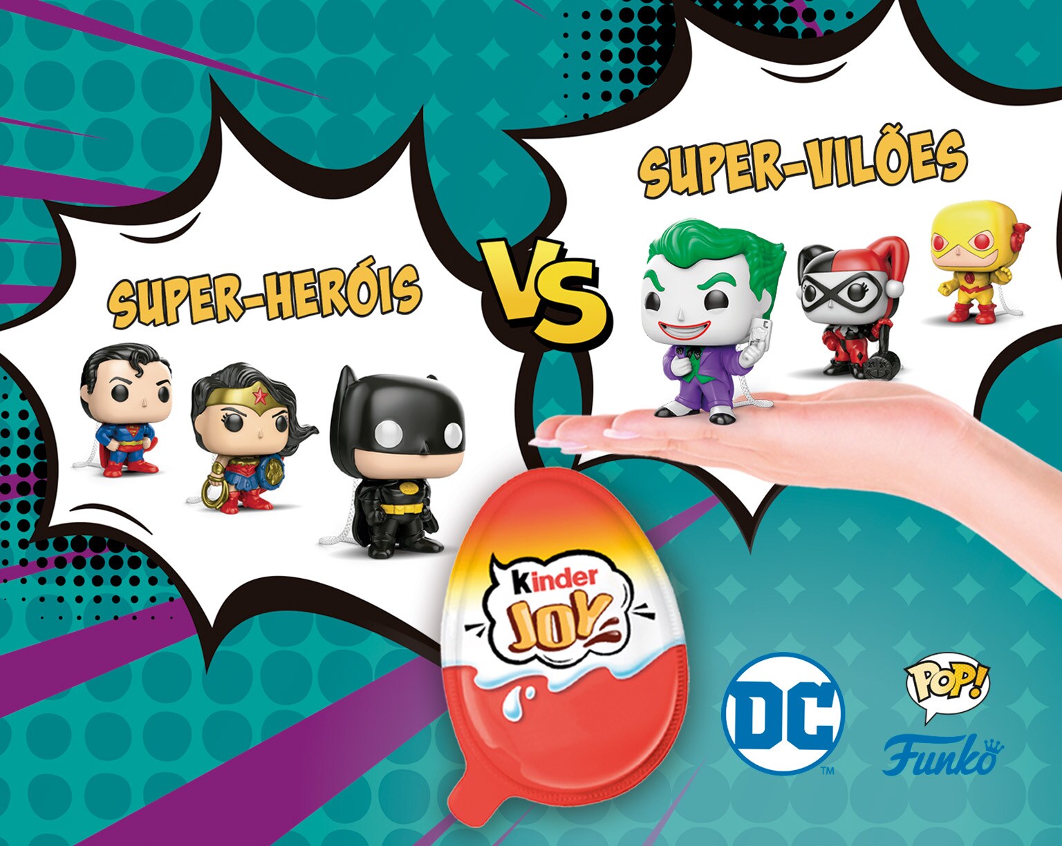 Kinder Joy Funko DC Comics - Kinder Portugal