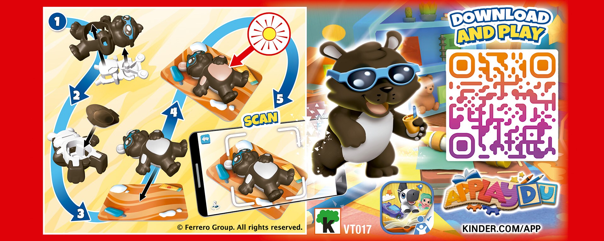 TAN BEAR - Kinder Surpresa - Kinder Portugal