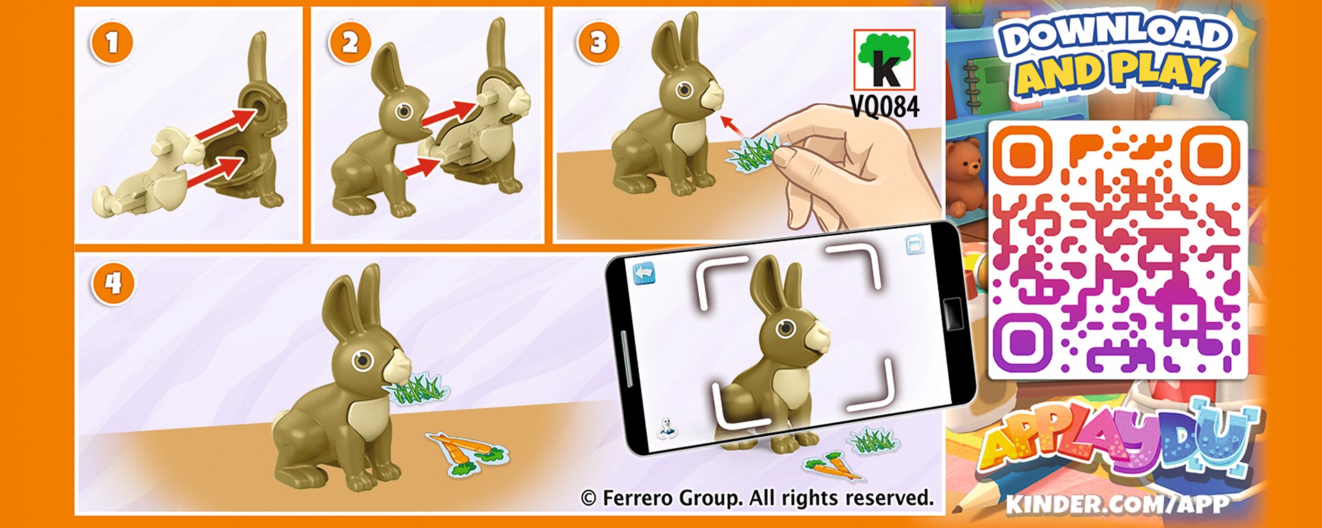 Кролик 1 - Kinder Surprise - Kinder Україна