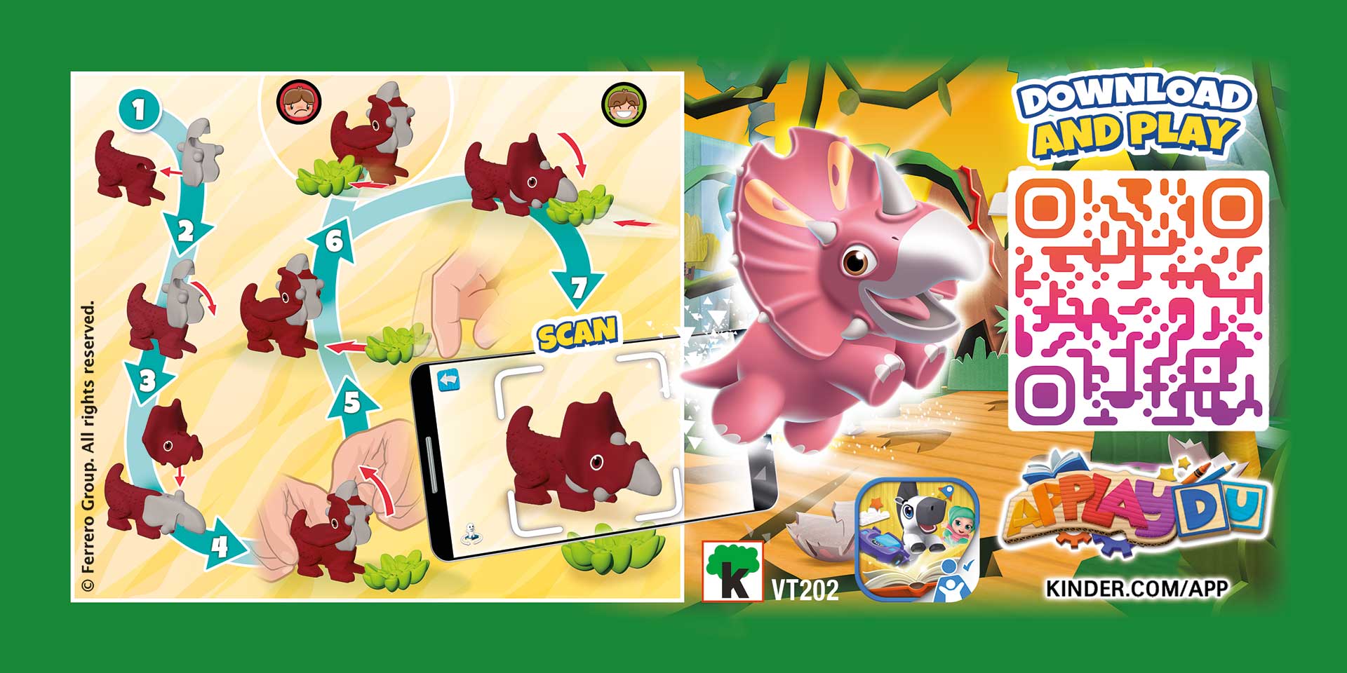 DINO FEEDING GAME 2 - Kinder Surprise - Kinder United Kingdom and Ireland