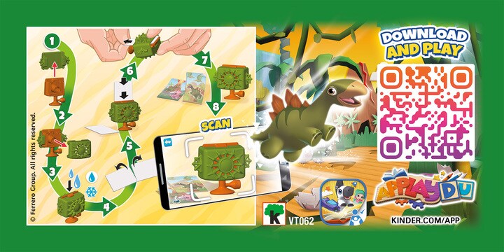 DINO WATER REVEAL CAMERA 1 - Kinder Surprise - Kinder United Kingdom ...