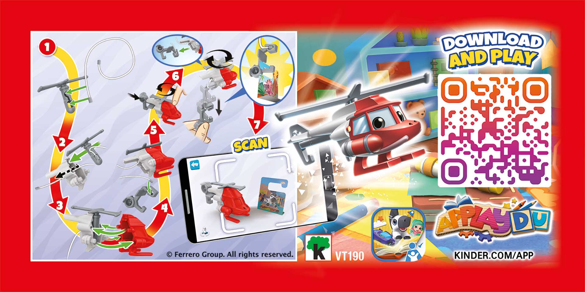 HELICOPTER 1 - Kinder Surprise - Kinder United Kingdom and Ireland