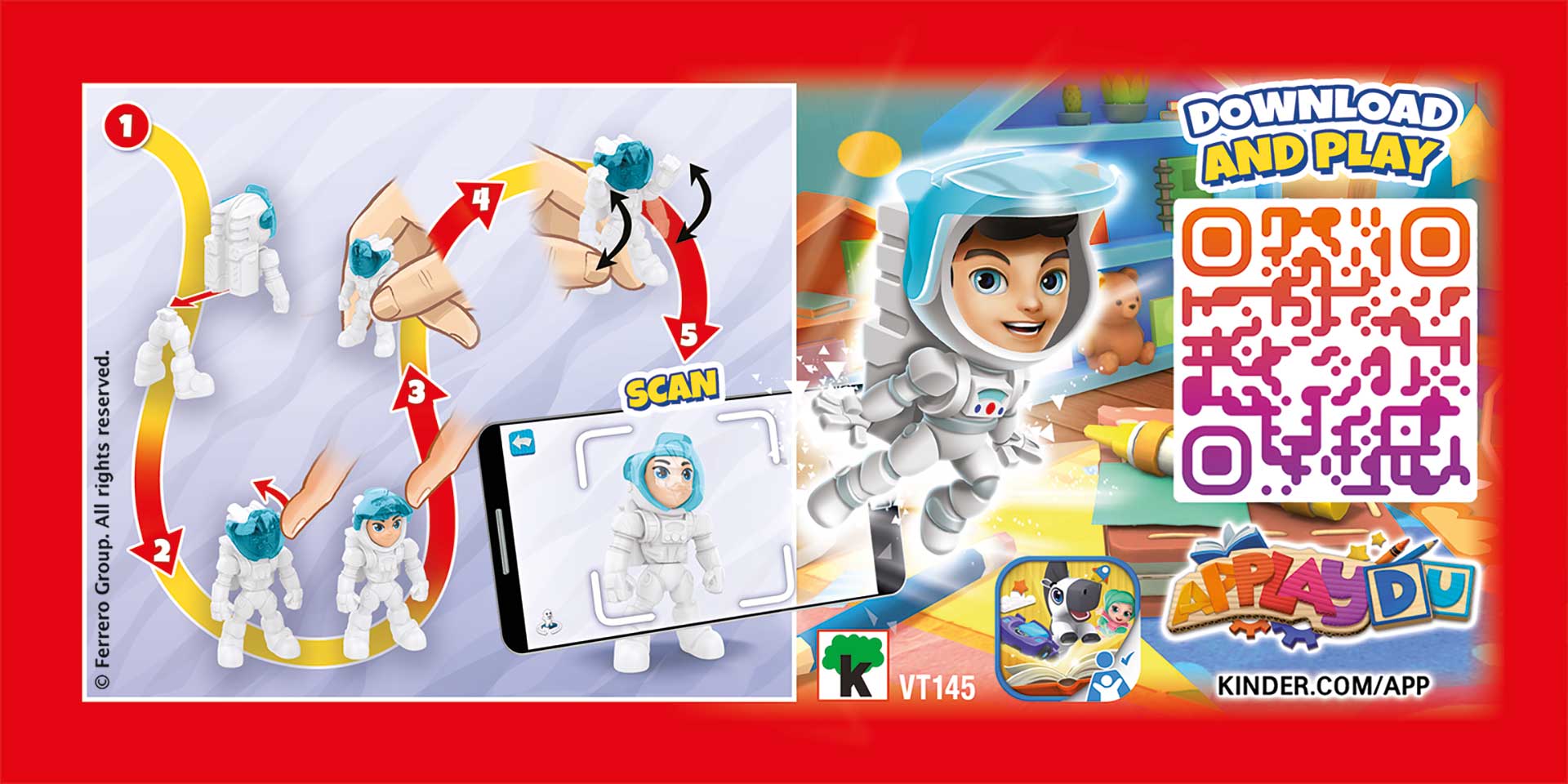 ASTRONAUT -2 - Kinder Surprise - Kinder United Kingdom and Ireland