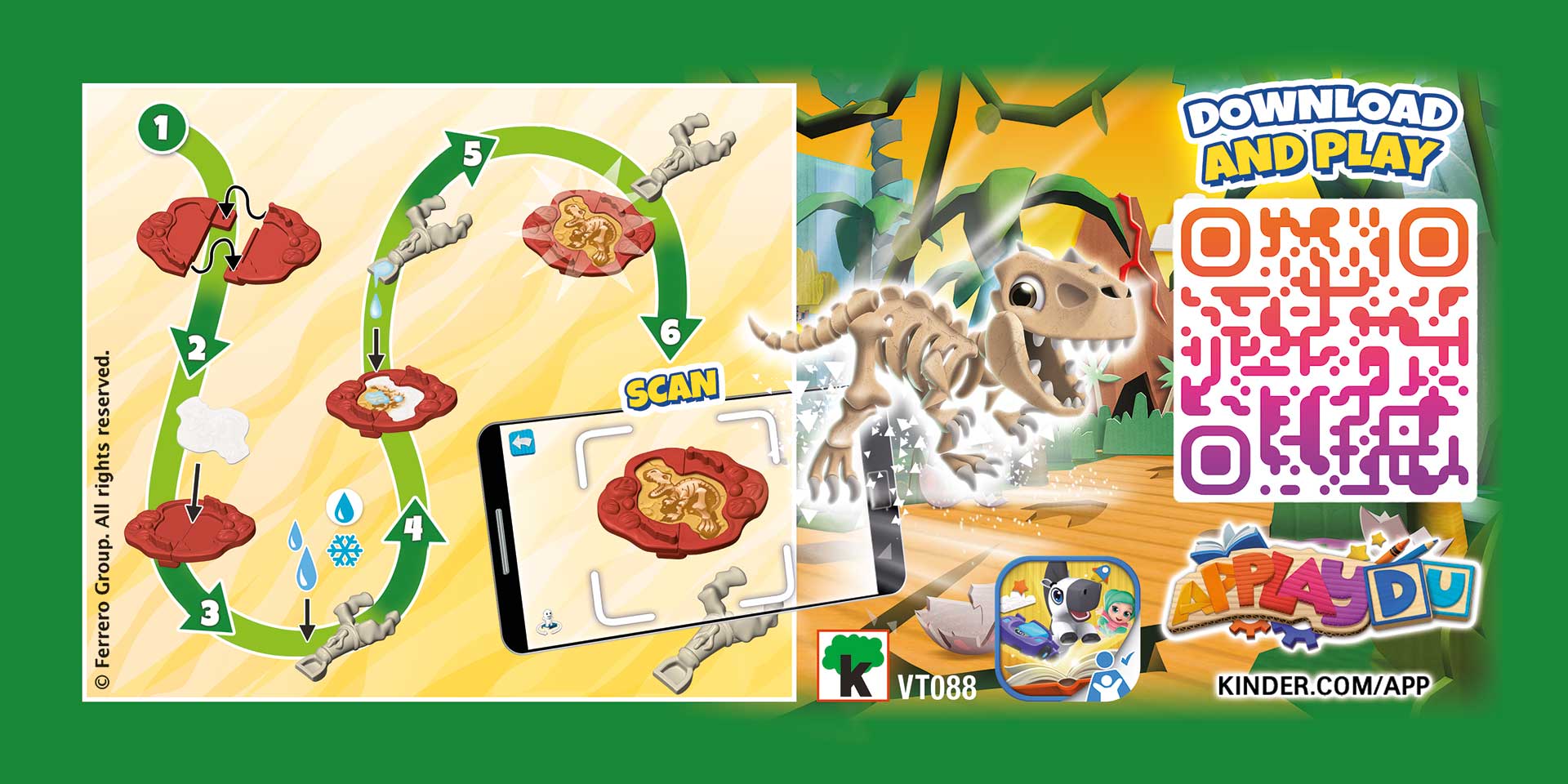 FOSSIL HUNT 1 - Kinder Surprise - Kinder United Kingdom and Ireland