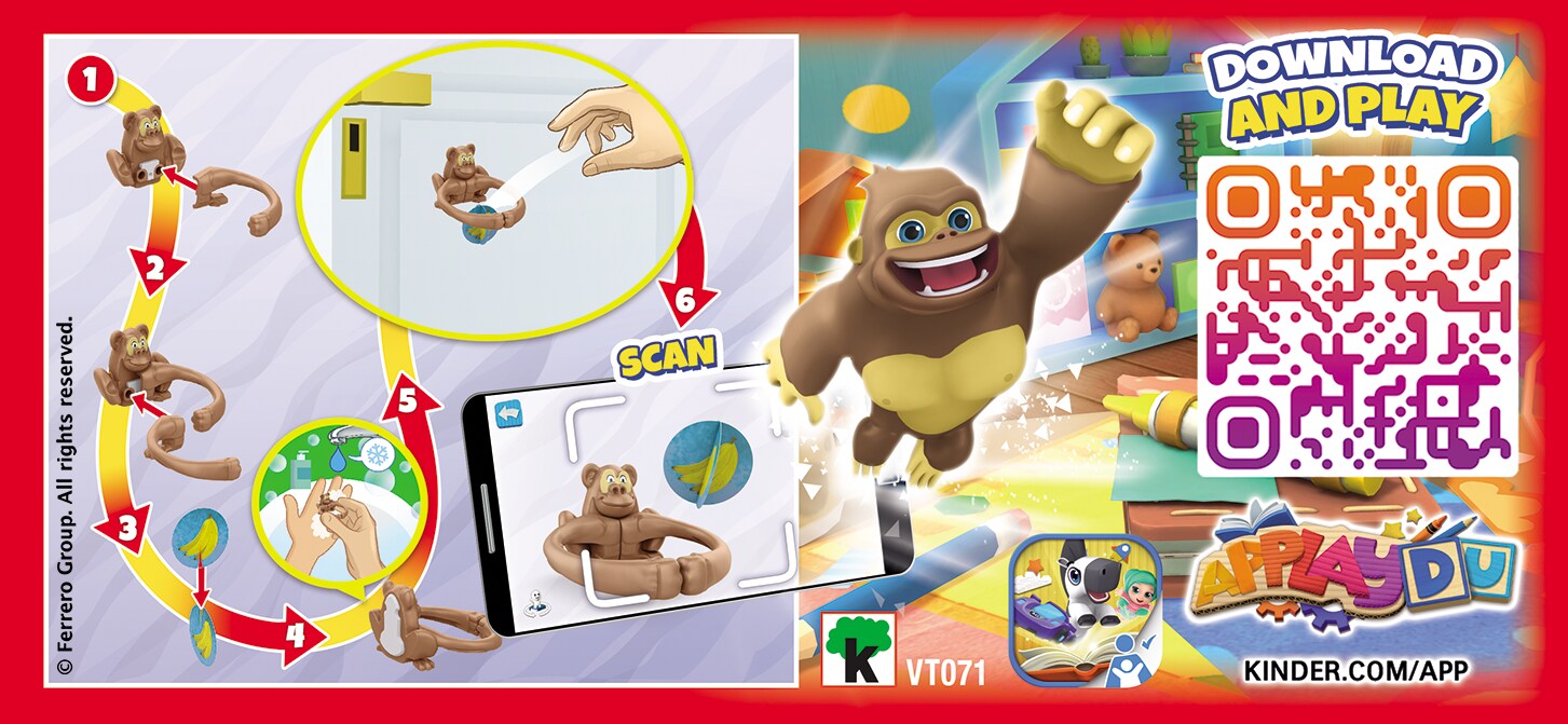 STICKY ANIMAL 2 - kinder surprise - Kinder United Kingdom and Ireland