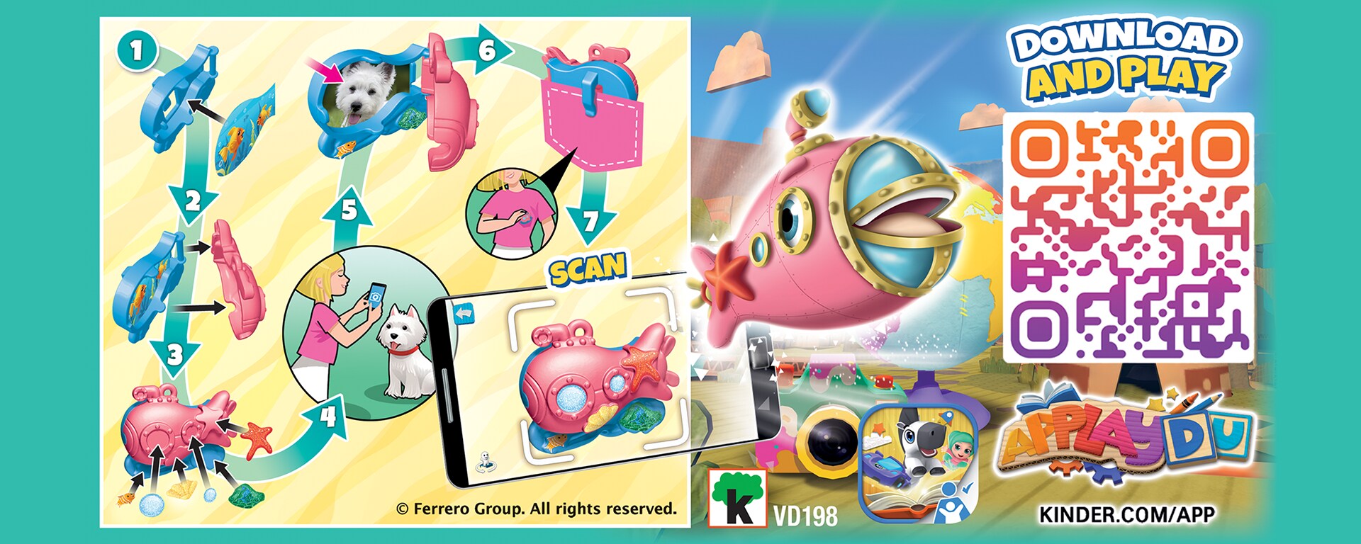 SECRET SUBMARINE - Kinder Surprise - Kinder United Kingdom and Ireland
