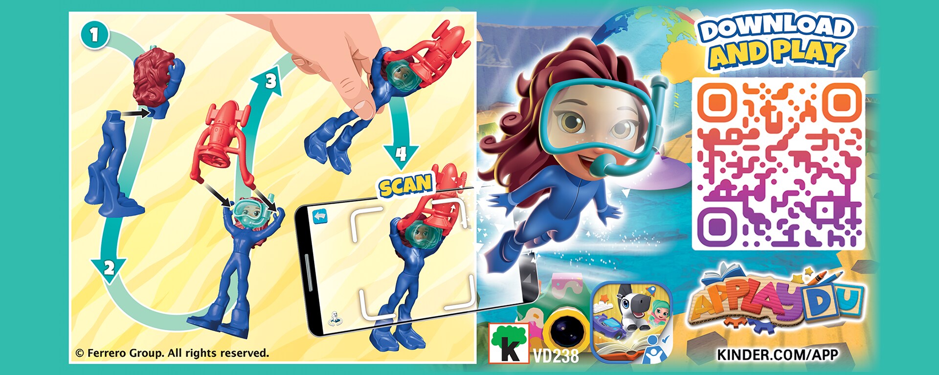 SNORKELING SOPHIE - Kinder Surprise - Kinder United Kingdom and Ireland